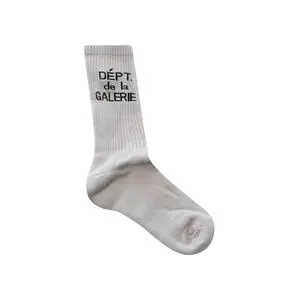 GALLERY DEPT. Ribbed Crew Socks - Grey