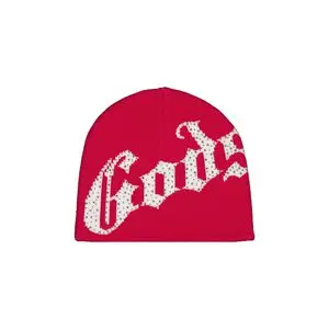 GODSPEED Og Logo Studded Beanie - Red