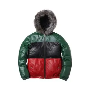 Supreme Leather Down Jacket