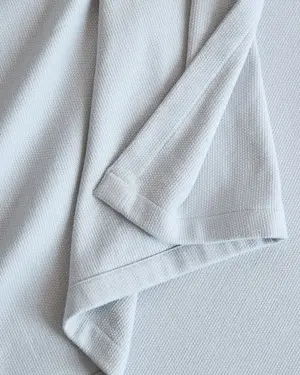Quince Luxury Bed Blanket - Light Blue
