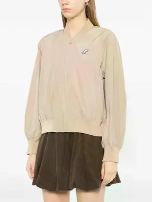 AGNES B. Dino Bomber Jacket - Neutrals
