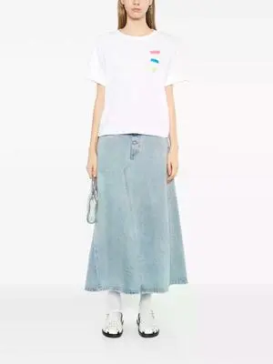 AGNES B. Logo-embossed T-shirt