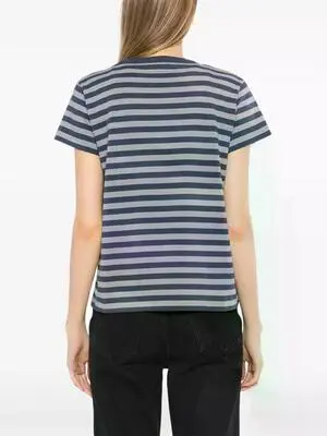 AGNES B. Striped Brando T-shirt - Blue