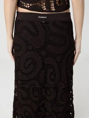 Pinko Crocheted Maxi Skirt