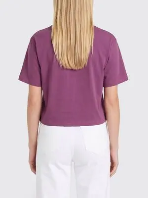 The North Face Cotton T-shirt With Logo - Violet