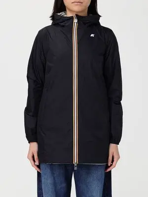 K-WAY Zip-up Hooded Jacket - Black