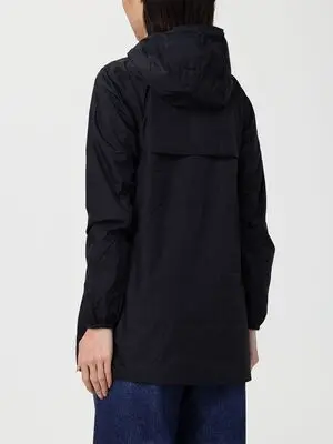 K-WAY Zip-up Hooded Jacket - Black
