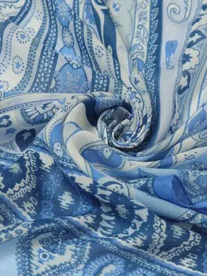 Etro Scarf - Gnawed Blue
