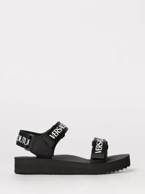 Versace Heeled Sandals - Black