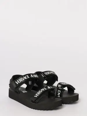 Versace Heeled Sandals - Black