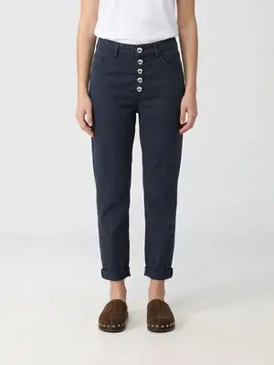 DONDUP Koons Cropped Fit Denim Jeans - Blue