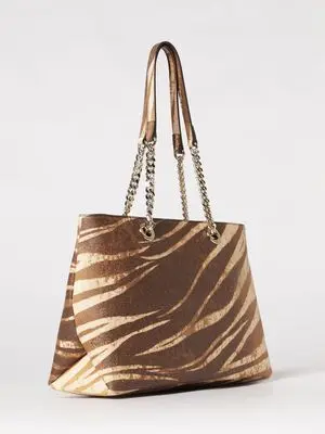 Just Cavalli Tiger Print Chain Shoulder Bag