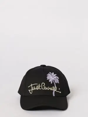 Just Cavalli Embroidered Cotton Twill Baseball Cap