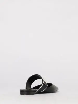Just Cavalli Leather Mules
