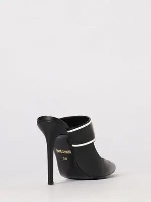 Just Cavalli Pointed Toe High Heel Mules