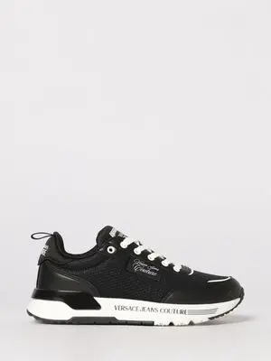 Versace Mesh Lace-up Low Top Sneakers - Black