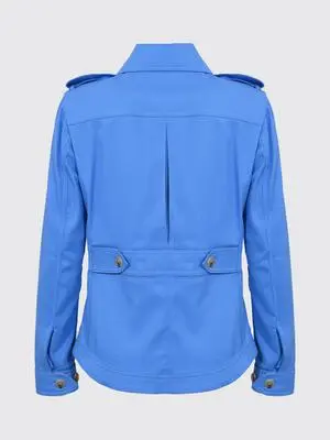 FAY Stretch Cotton Shirt Jacket - Blue