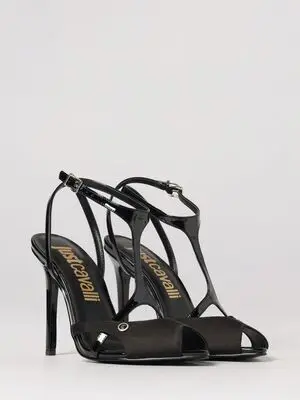 Just Cavalli Satin Stiletto Sandals