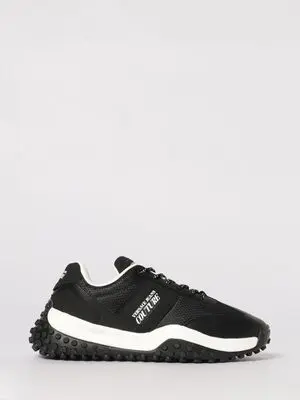 Versace Leather And Nylon Sneakers