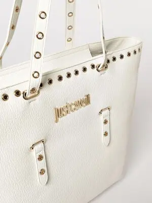 Just Cavalli Tote Bag - White
