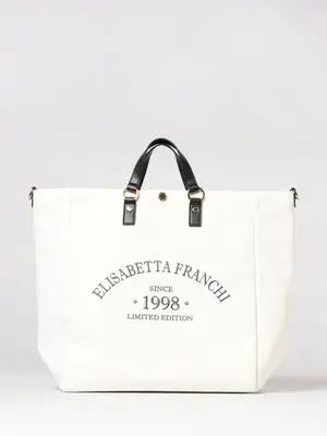 Elisabetta Franchi Tote Bag - Ivory
