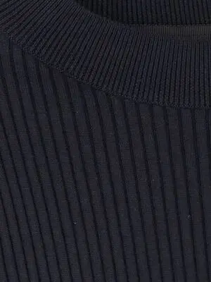 Sacai Cotton Knit Jumper With Balloon Sleeves