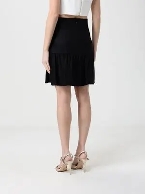 Elisabetta Franchi Linen Blend Mini Skirt