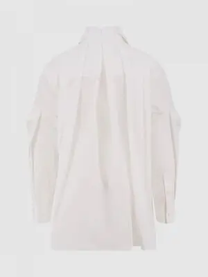 Sacai Striped Cotton Blend Shirt