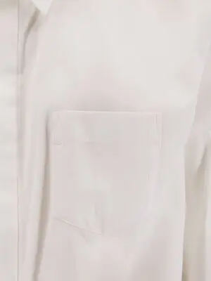 Sacai Striped Cotton Blend Shirt