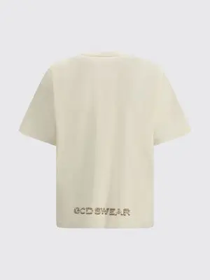 Gcds Cotton Graphic Print T-shirt - Beige
