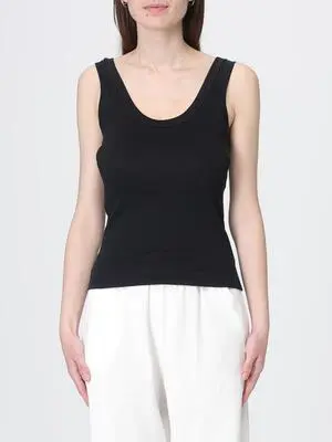 Brunello Cucinelli Cotton Sleeveless Top - Black