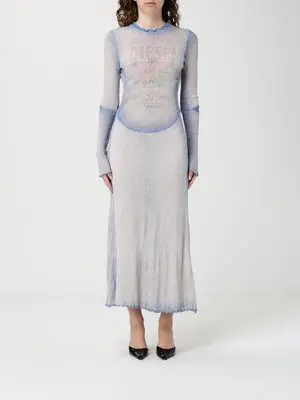 DIESEL® Ribbed Maxi Dress - Blue