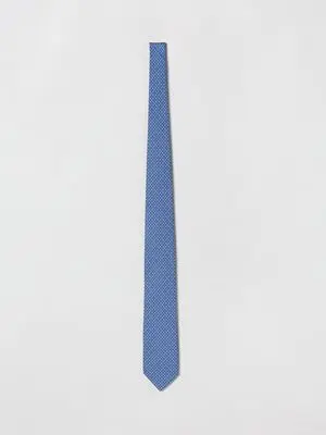FERRAGAMO Printed Neck Tie - Gnawed Blue