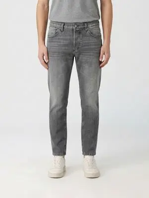 DONDUP Slim Fit Cotton Denim Jeans - Grey