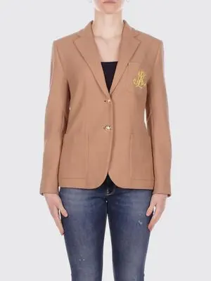 Ralph Lauren Single-breasted Cotton Blend Blazer - Brown