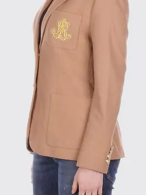 Ralph Lauren Single-breasted Cotton Blend Blazer - Brown