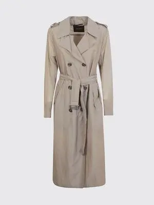 MOORER Double-breasted Cotton Trench Coat