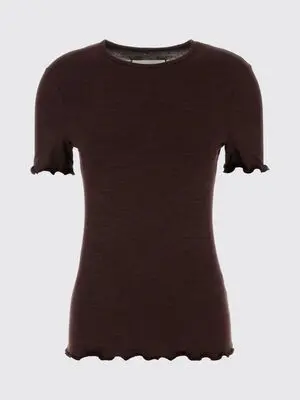 JIL SANDER Silk And Linen T-shirt - Violet