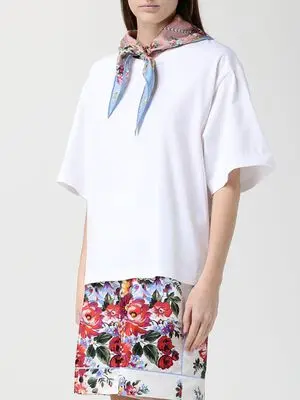 Dolce & Gabbana Cotton T-shirt With Scarf Detail
