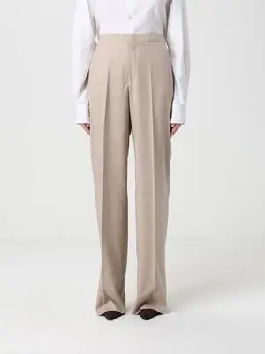 Tagliatore Double-breasted Suit In Linen Blend - Beige