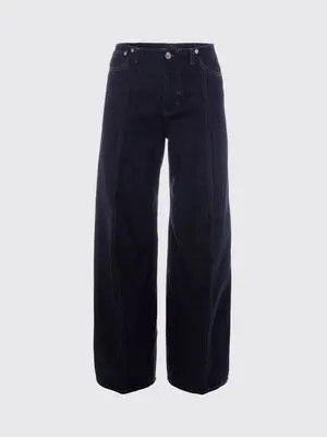 Sportmax Dora Palazzo Cotton Jeans - Blue