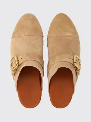 Chloé Buckled Clogs - Sand