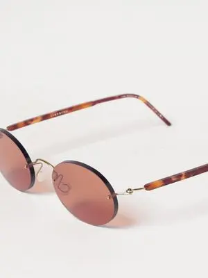 LINDBERG 8101 Acetate And Titanium Oval Sunglasses