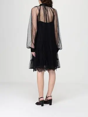 TWINSET Sheer Dot Dress