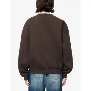 SISTERS & SEEKERS Embroidered Cotton-blend Sweatshirt