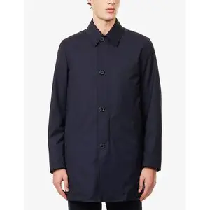 Paul Smith Classic-collar Long-sleeve Wool Coat