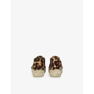 Manebí Leopard Print Leather Espadrilles - Mult/other