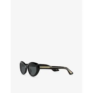 Oliver Spencer Round-frame Acetate Sunglasses - Black