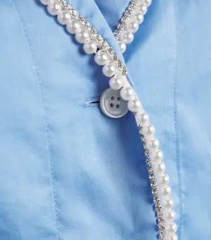 Sandro Cotton Embellished Shirt