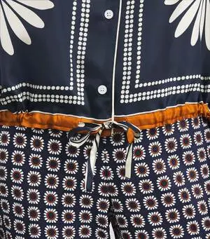Sandro Floral Print Silk Shirt
